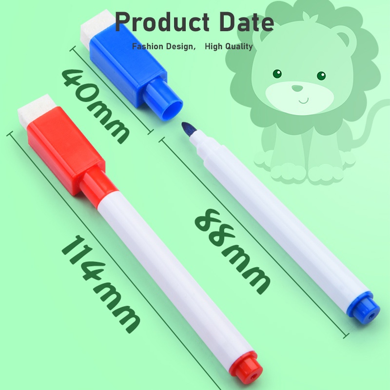 40PCS Magnetic Whiteboard Marker With Dry Erase White Board Marker ...