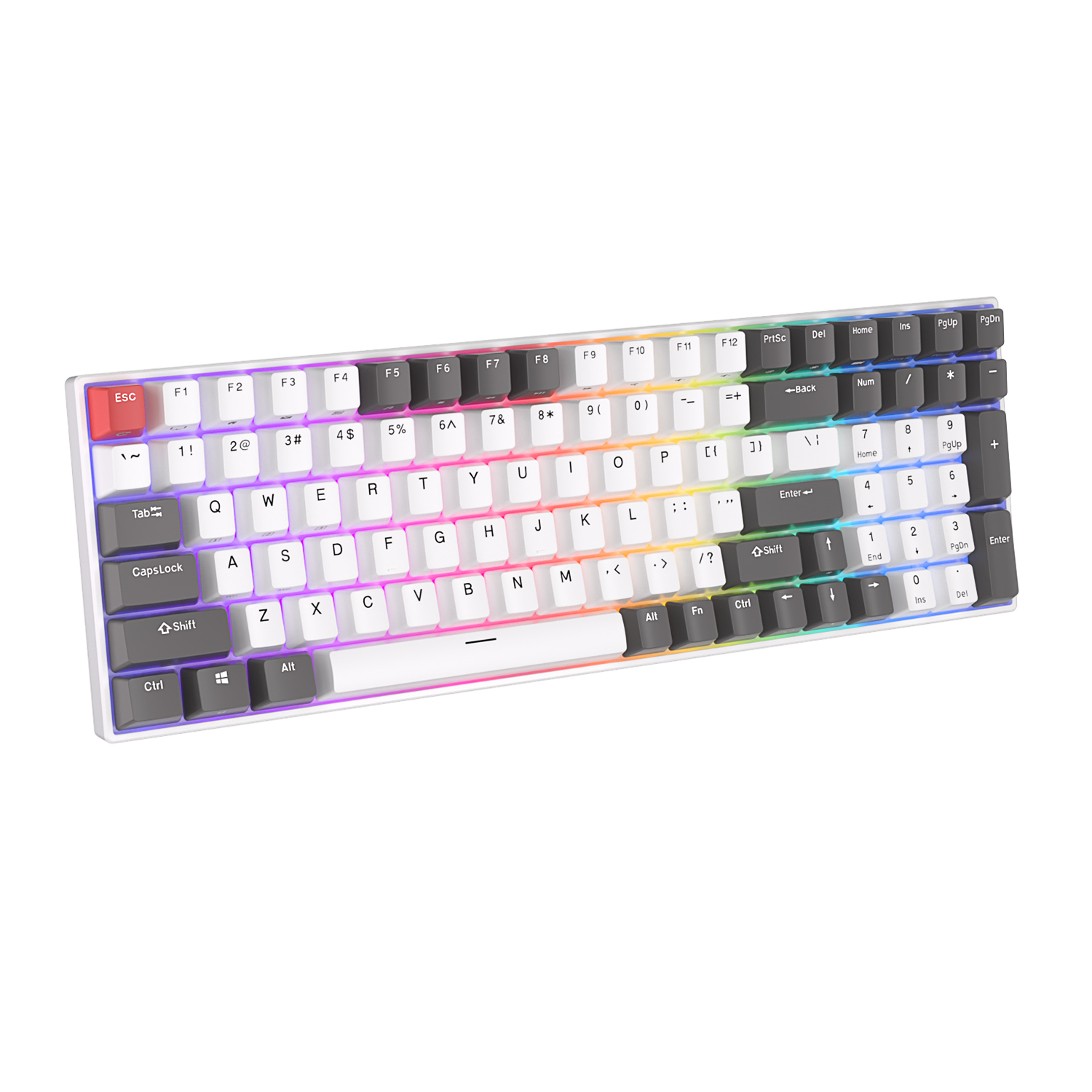 RK ROYAL KLUDGE RK100 Wireless 100 keys Hot Swappable Mechanical ...