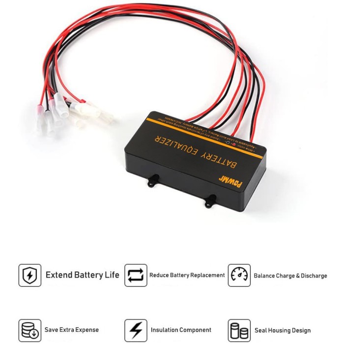 PowMr 2*24V Battery Equalizer Is Used For 2.4V/3.6V/6V/9V/12V Lead-acid ...