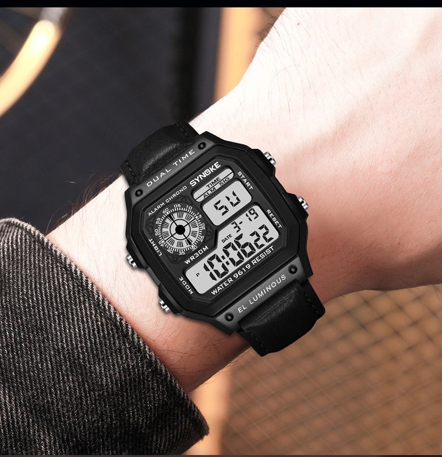 Men's Watch Fashion Outdoor Sports Digital Watch Waterproof Men's ...