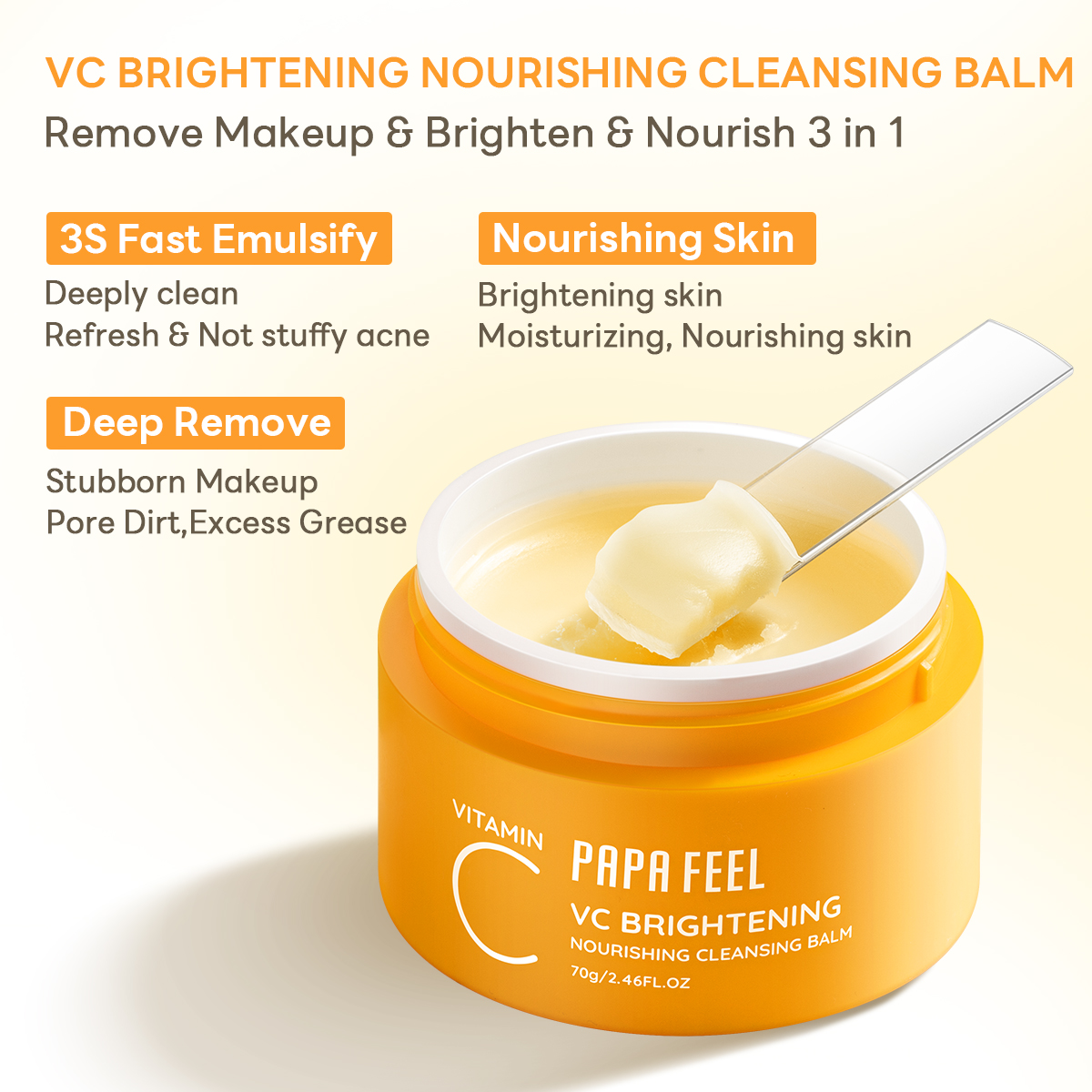 PAPA FEEL Salicylic Acid Refreshing Exfoliating Cleansing Balm Control ...