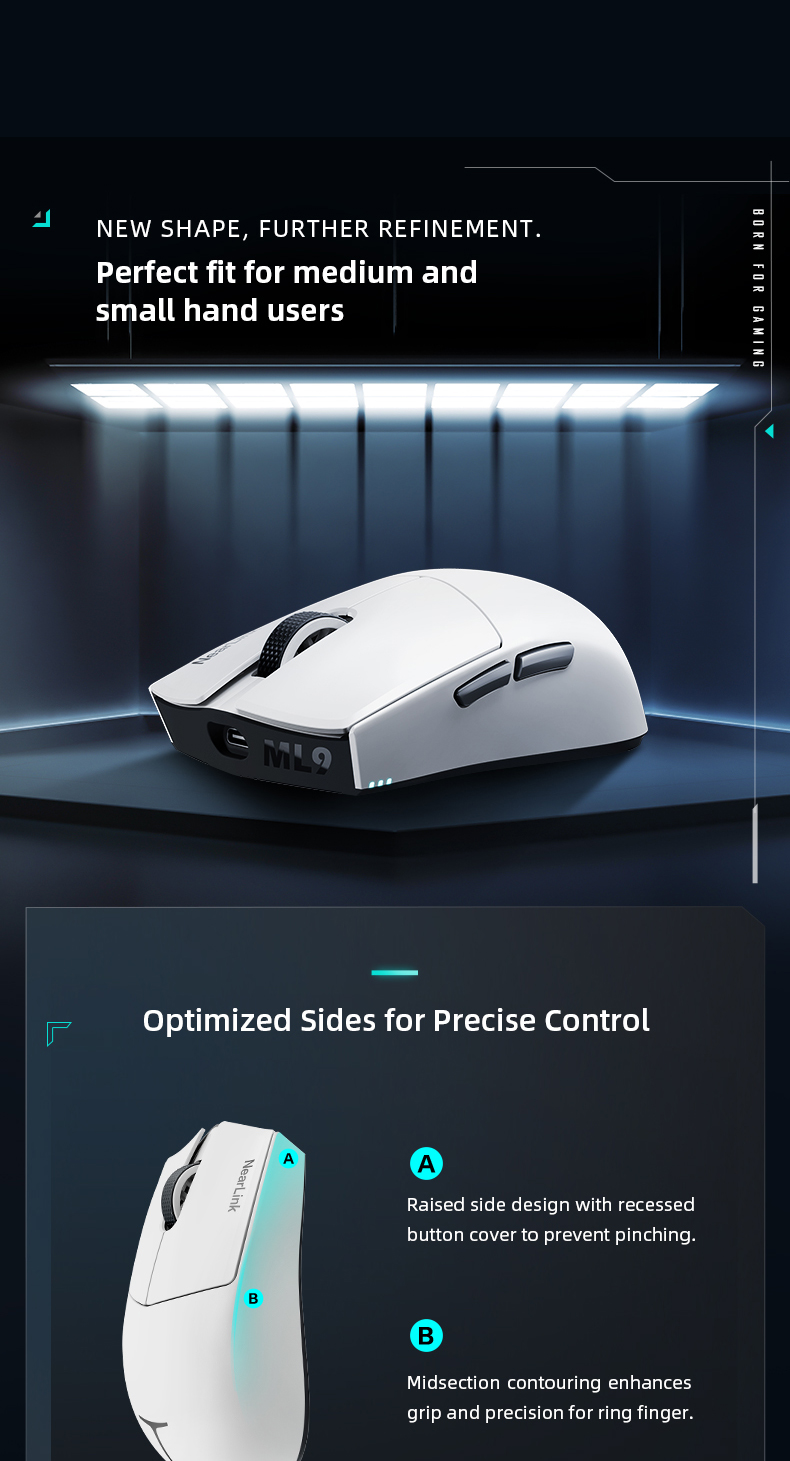 Thunderobot ML9mini NearLink Edition Tri-mode Wireless Gaming Mouse ... Thunderobot ML9mini NearLink Edition Tri-mode Wireless Gaming Mouse ...