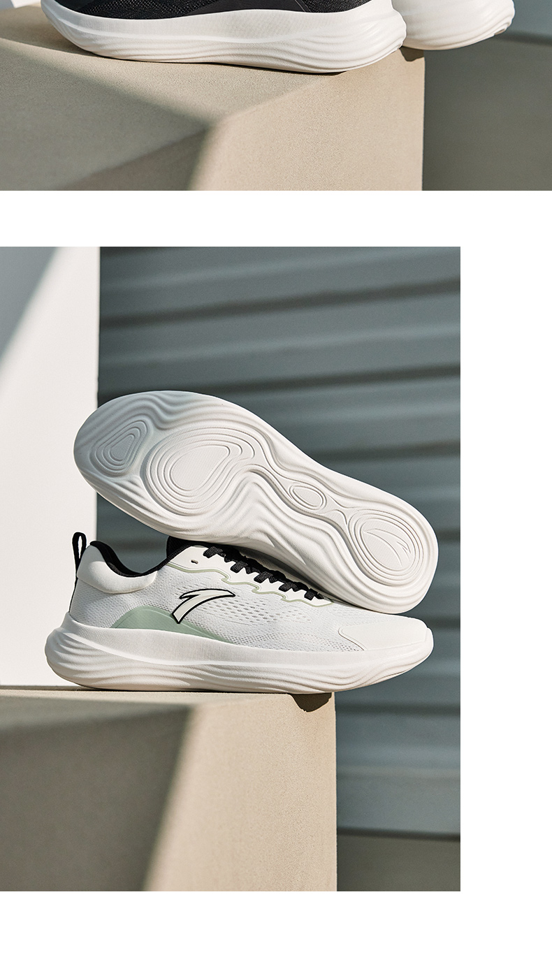 ANTA Men A-EBUFFER Lite Training Shoes Cushion Soft Comfortable Breathable Jogging Sneaker ...