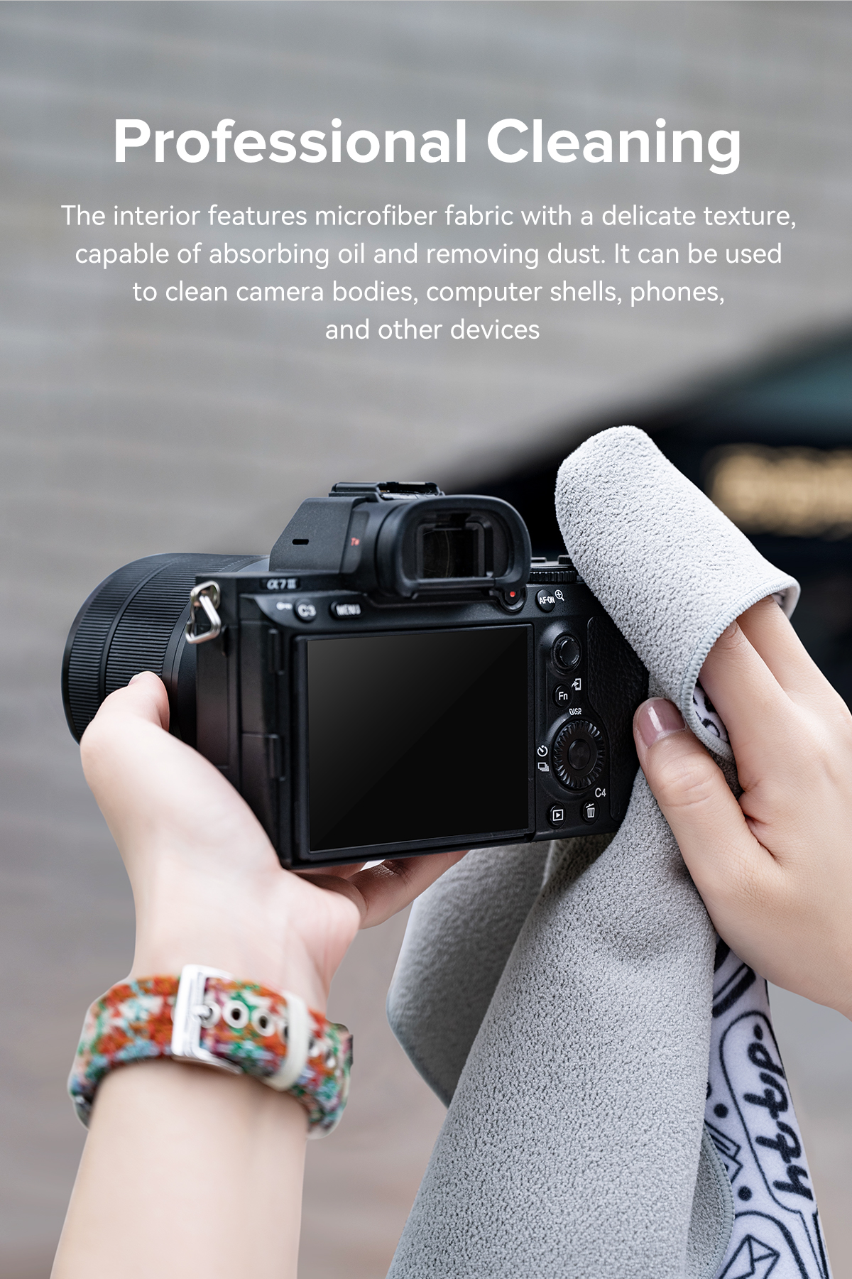 Llano Protective Magic Self-Adhesive Cloth Protective Wrap Lens Camera ...