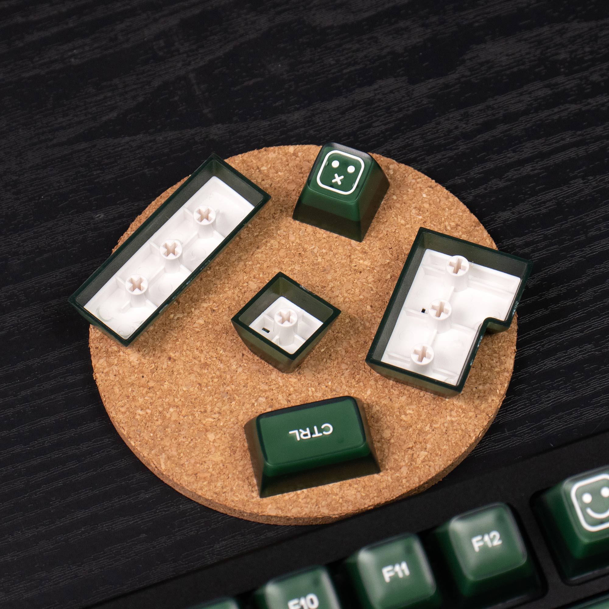 GMK White Marble keycap 142Keys Ice Translucent PBT Double shot SA ...