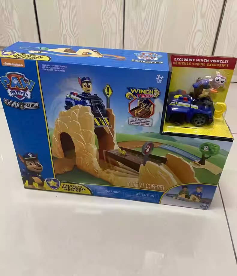Paw Patrol Roll Patrol – Chase’s Off-Road Rescue Playset with Exclusive ...