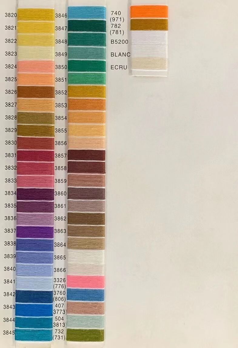 447 Colors Dmc Thread Cross Stitch Crosstitch Thread Set Premium ...