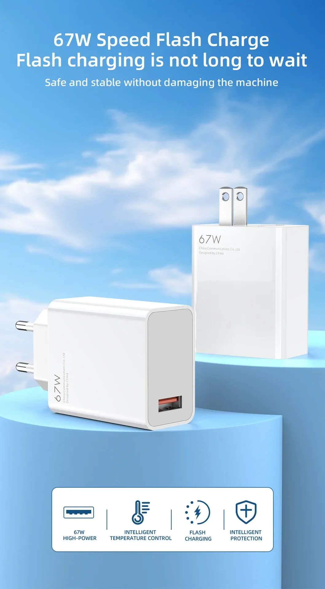 67W Super Fast Charger for Xiaomi 11 Lite 12 13 14 Redmi Note 10 11T ...