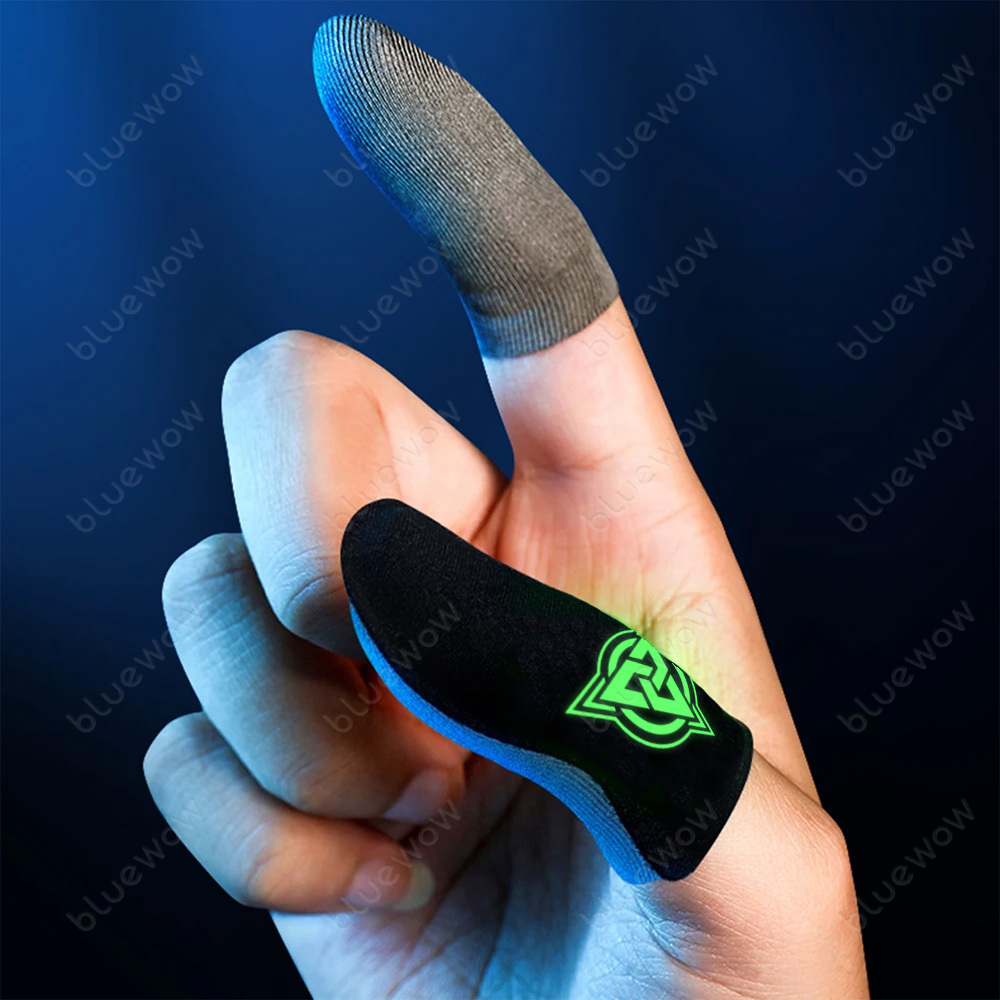 [New Upgrade] BlueWow Game Fingertip Gloves for Sweatproof Anti-Slip ...