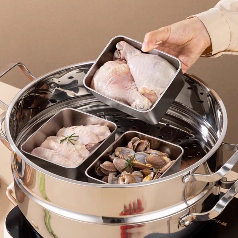 304 Stainless steel Fresh Keeping box for adult food storage container ...