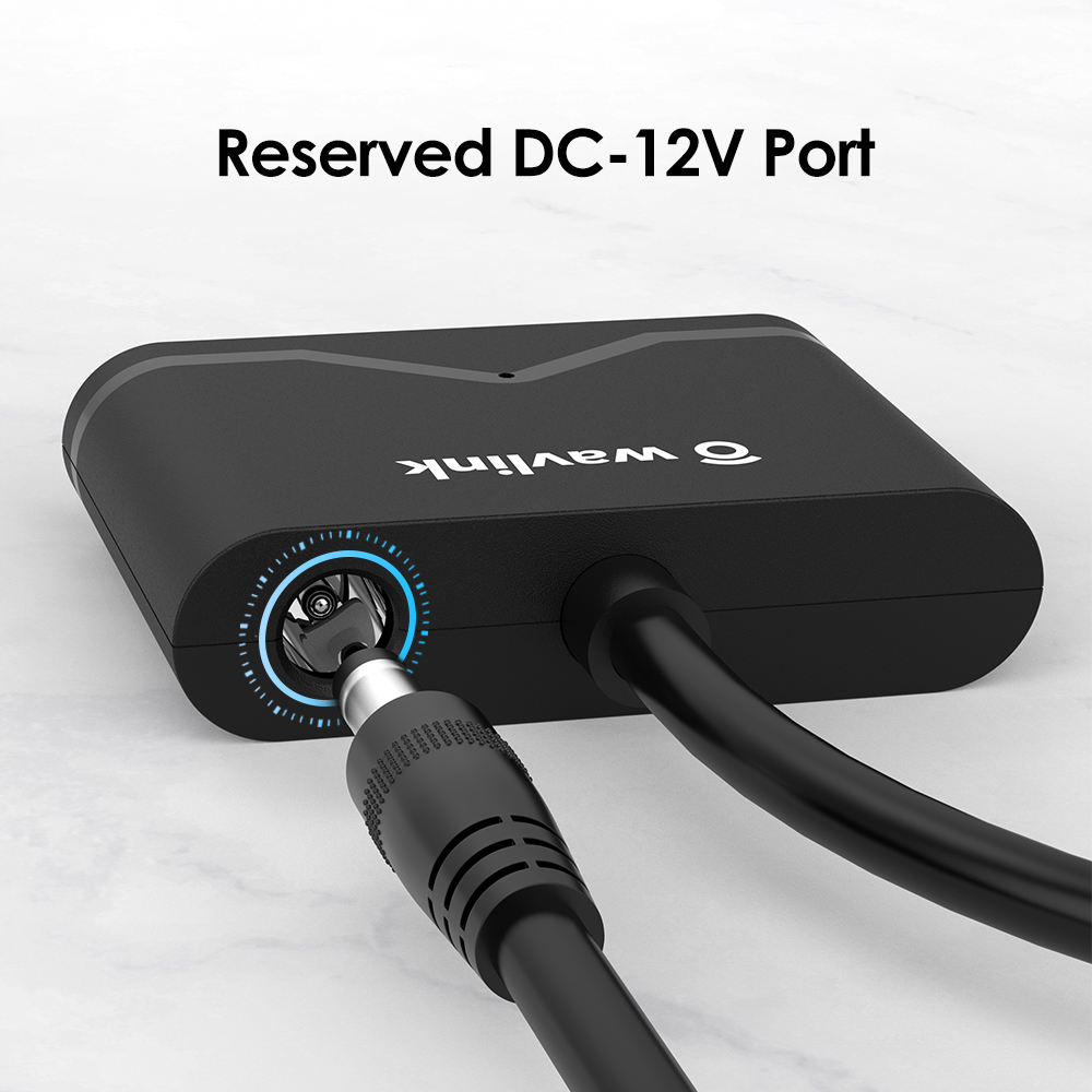 WAVLINK USB C to SATA Adapter Cable for 2.5" SSD/HDD and 3.5" HDD Data ...