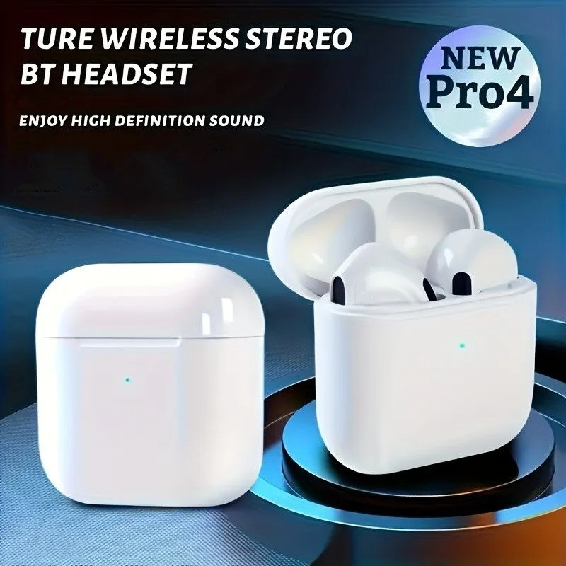 Pro 4 TWS Wireless Headphones Earphone Bluetooth-compatible Waterproof ...