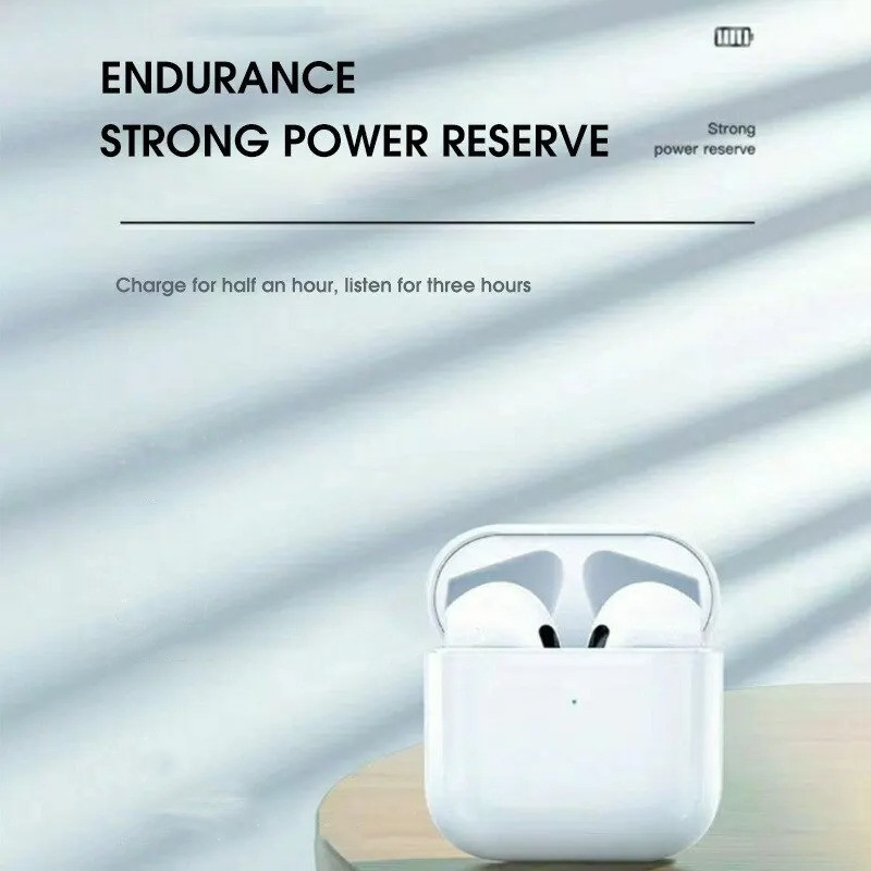 Pro 4 TWS Wireless Headphones Earphone Bluetooth-compatible Waterproof ...