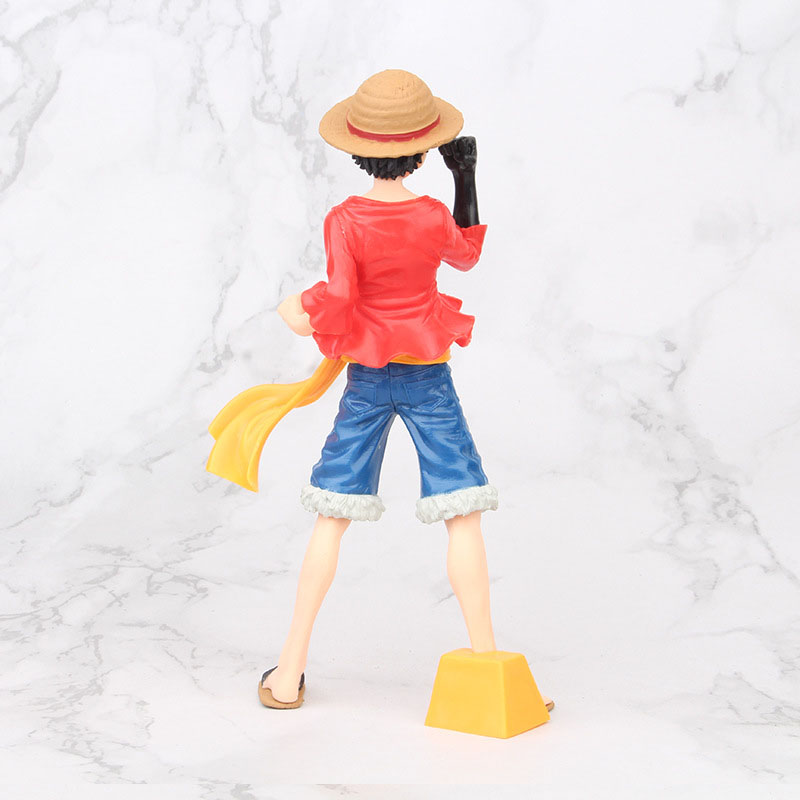 23cm One Piece Anime Figure Confident Smiley Luffy Three Form Face ...