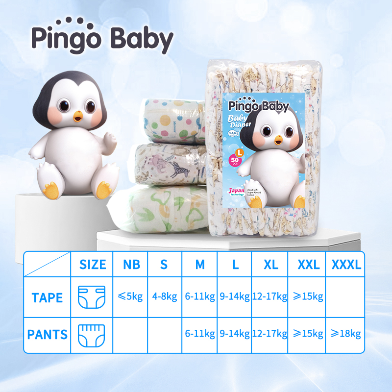 Pingo Baby Korean Diaper Magic Tape/Pants DESIGN Ultrathin by 50s ...