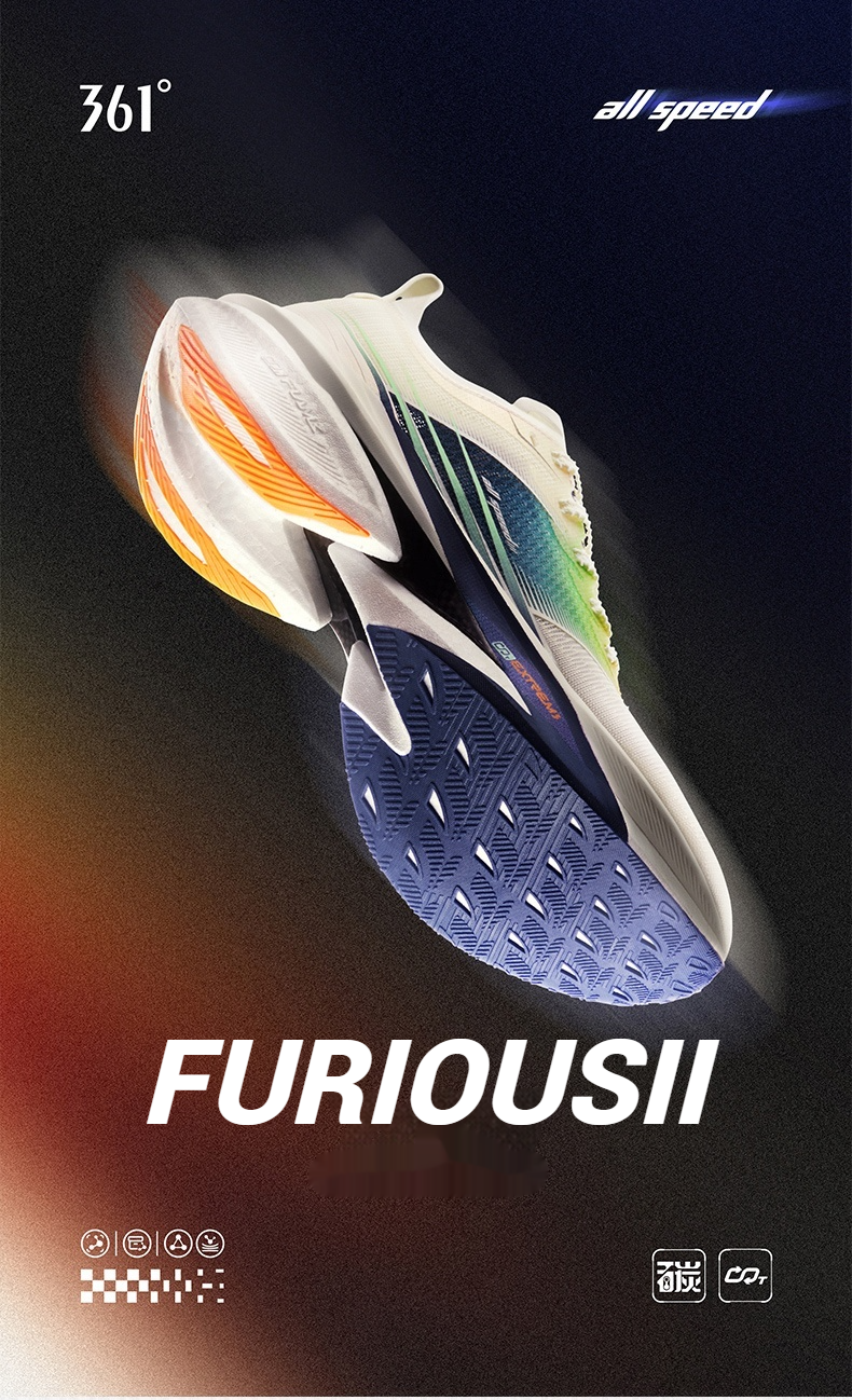 361 Degrees Furious 2.0 Men Running Shoes Thick Sole Lightweight 672432201 | Shopee Philippines