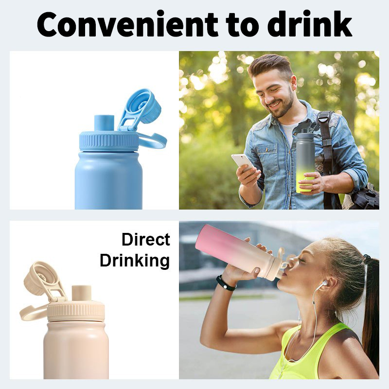 Hilee 1L Water Bottle Tumbler 1000ML Thermos Vacuum Flask 32OZ ...