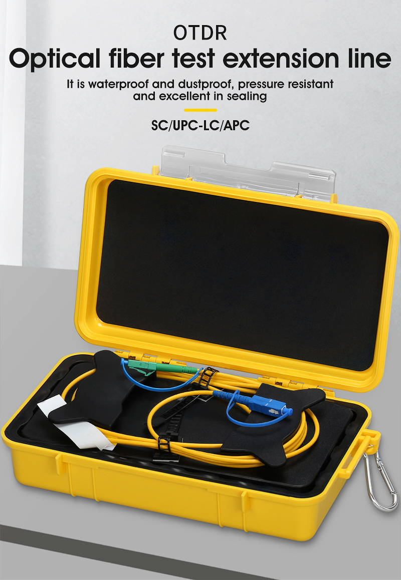 OTDR optical fiber tester SC/UPC-LC/APC test extension fiber jumper box ...