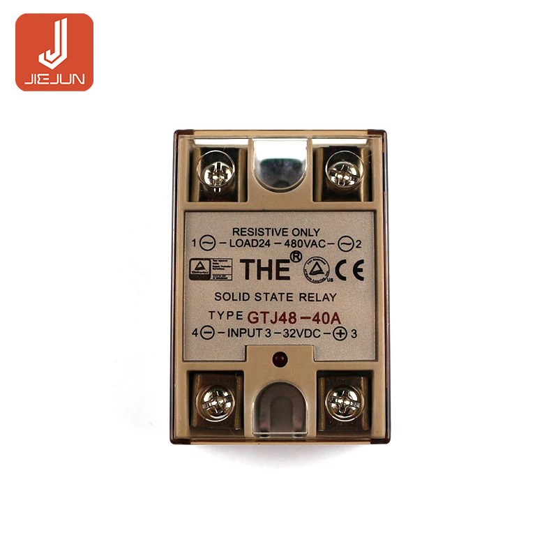 GTJ48-40A Solid State Relay 50A DC Controlled AC Solid State Contactor ...