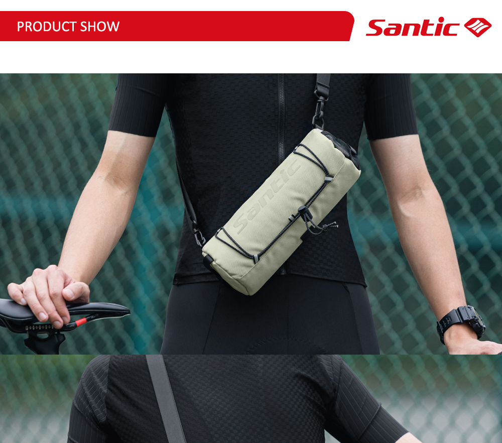 Santic Bike Handlebar Bag Small Handle Bar Handy Front Bags Storage ...