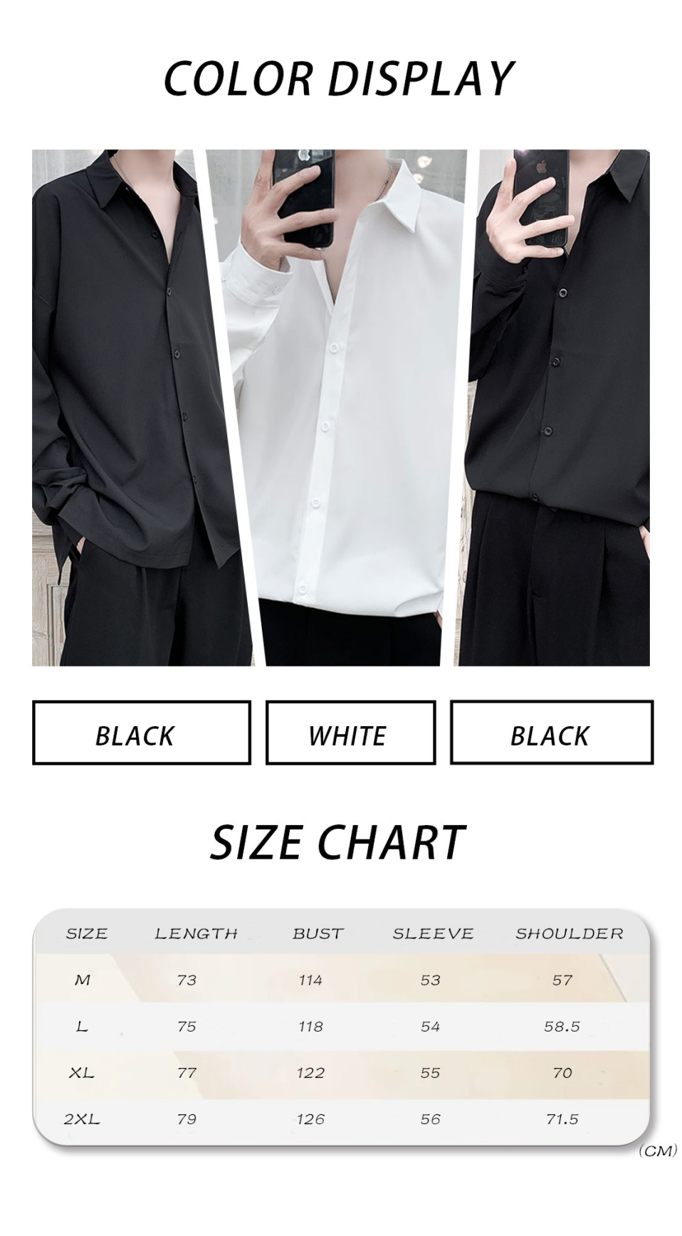 EVANTHE Classic Korean Men's Plain Casual Fashion Long Sleeve Polo Shirts for Men | Shopee ...