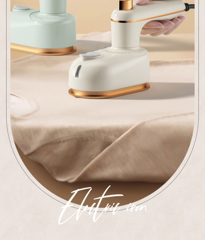 KAKW Portable Steamer Iron for Clothes 180° Rotating Plantsa with ...