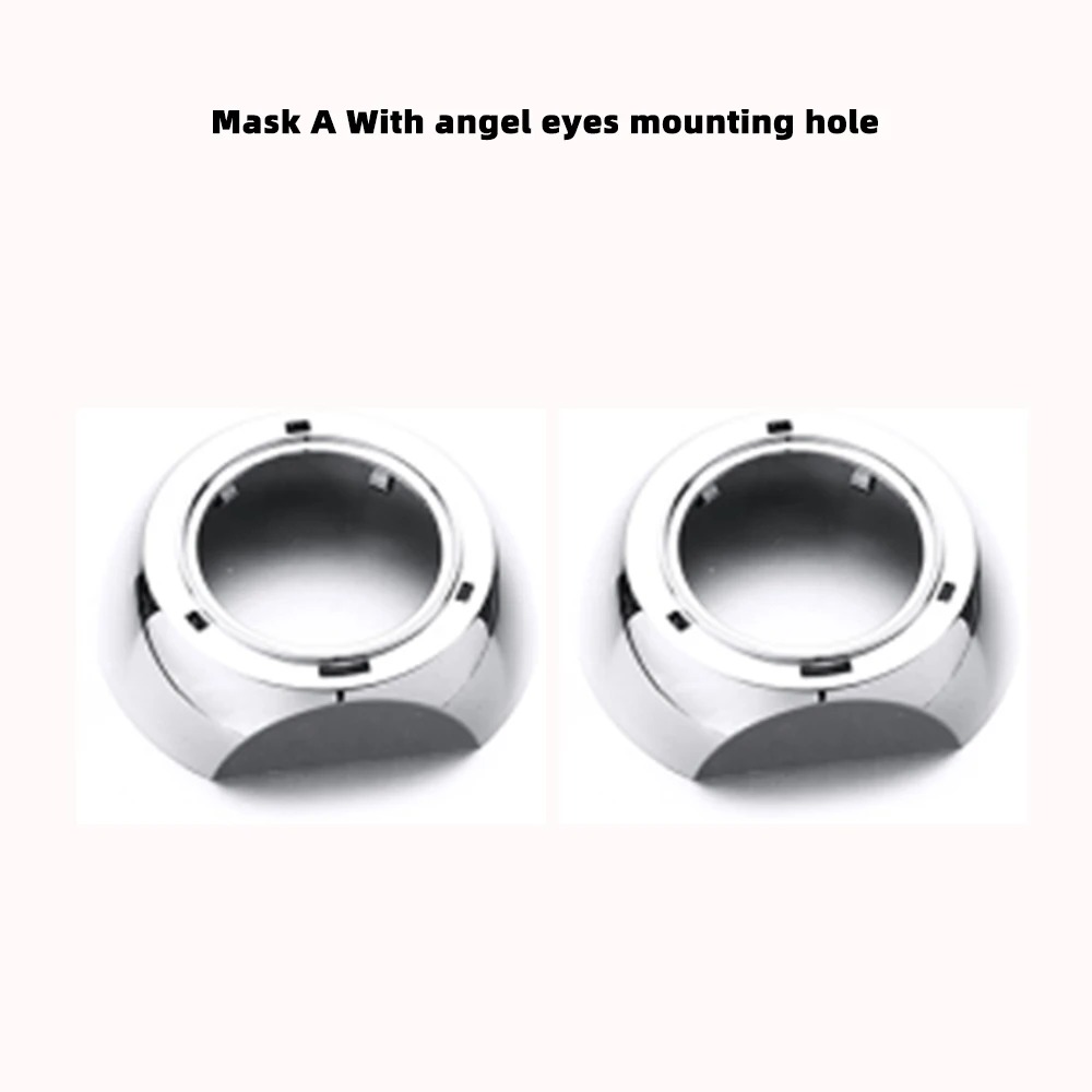 2PCS 2.5 Inch 3 Inch BI XENON/LED Projector lens mask shrouds Car light ...