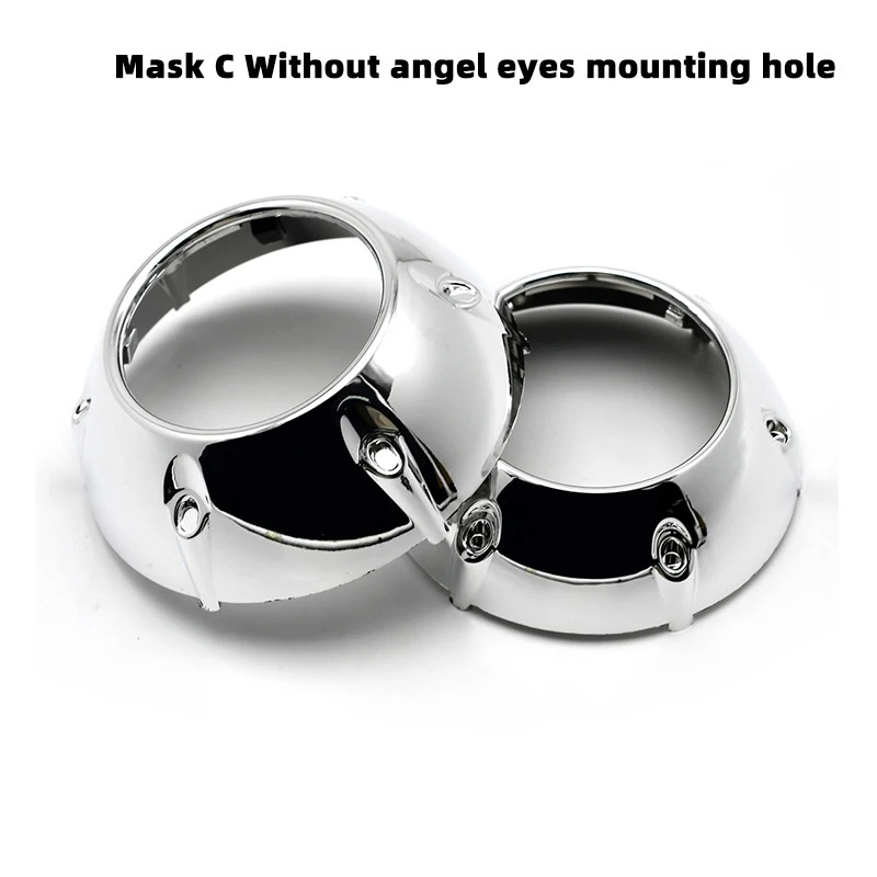 2PCS 2.5 Inch 3 Inch BI XENON/LED Projector lens mask shrouds Car light ...