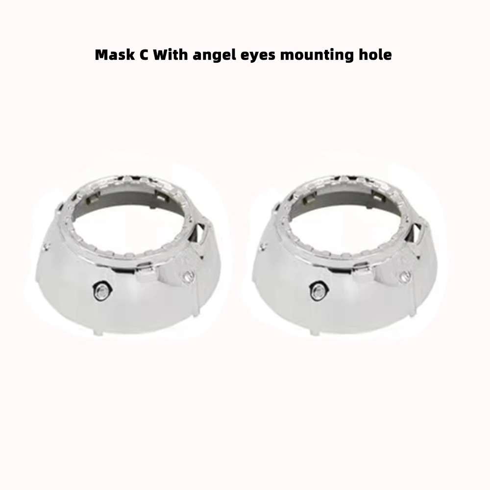 2PCS 2.5 Inch 3 Inch BI XENON/LED Projector lens mask shrouds Car light ...