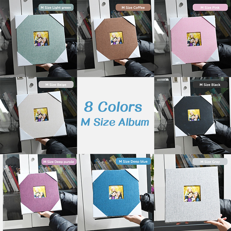 【Ship in 24h】11 Colors Photo Album 4R Self Adhesive Album Photo 18 Inch ...