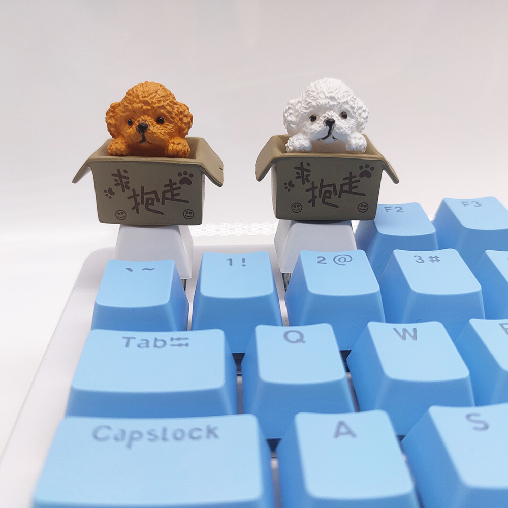 Dog Teddy dog key cap Personality anime Kawaii cartoon custom cute ...