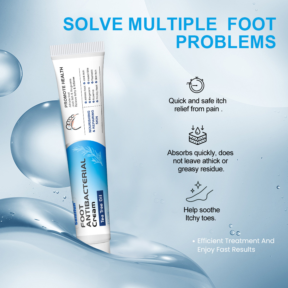 Tea Trea Oil Foot Tinea Pedis Treatment Cream Treat Beriberi Ointment ...
