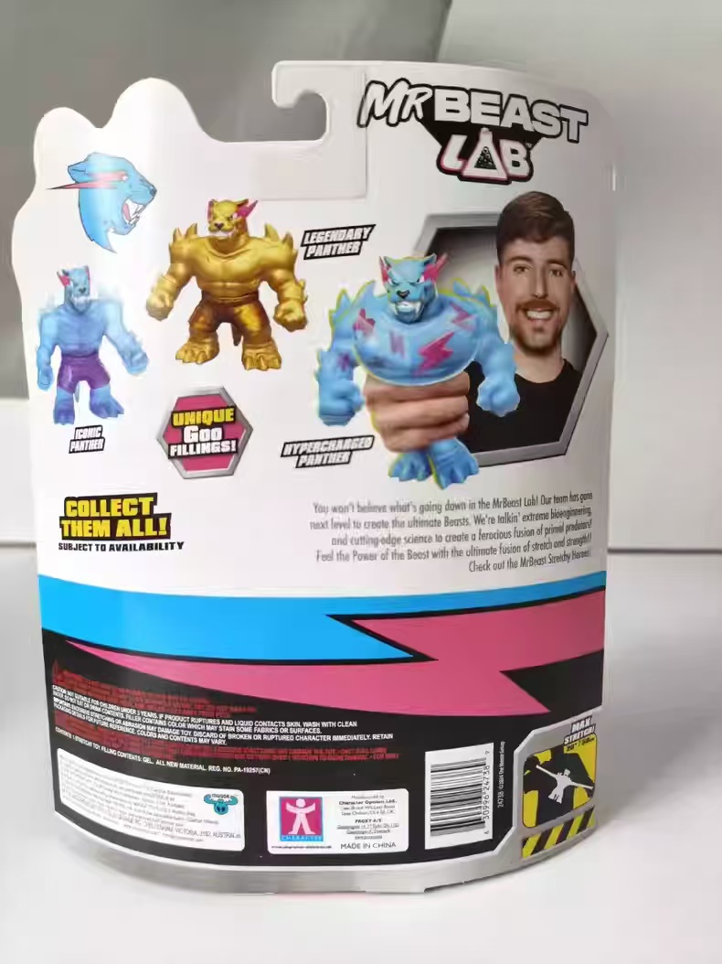 MrBeast Lab Heroes of Goo Jit Zu Goo Legendary Panther Action Figure ...