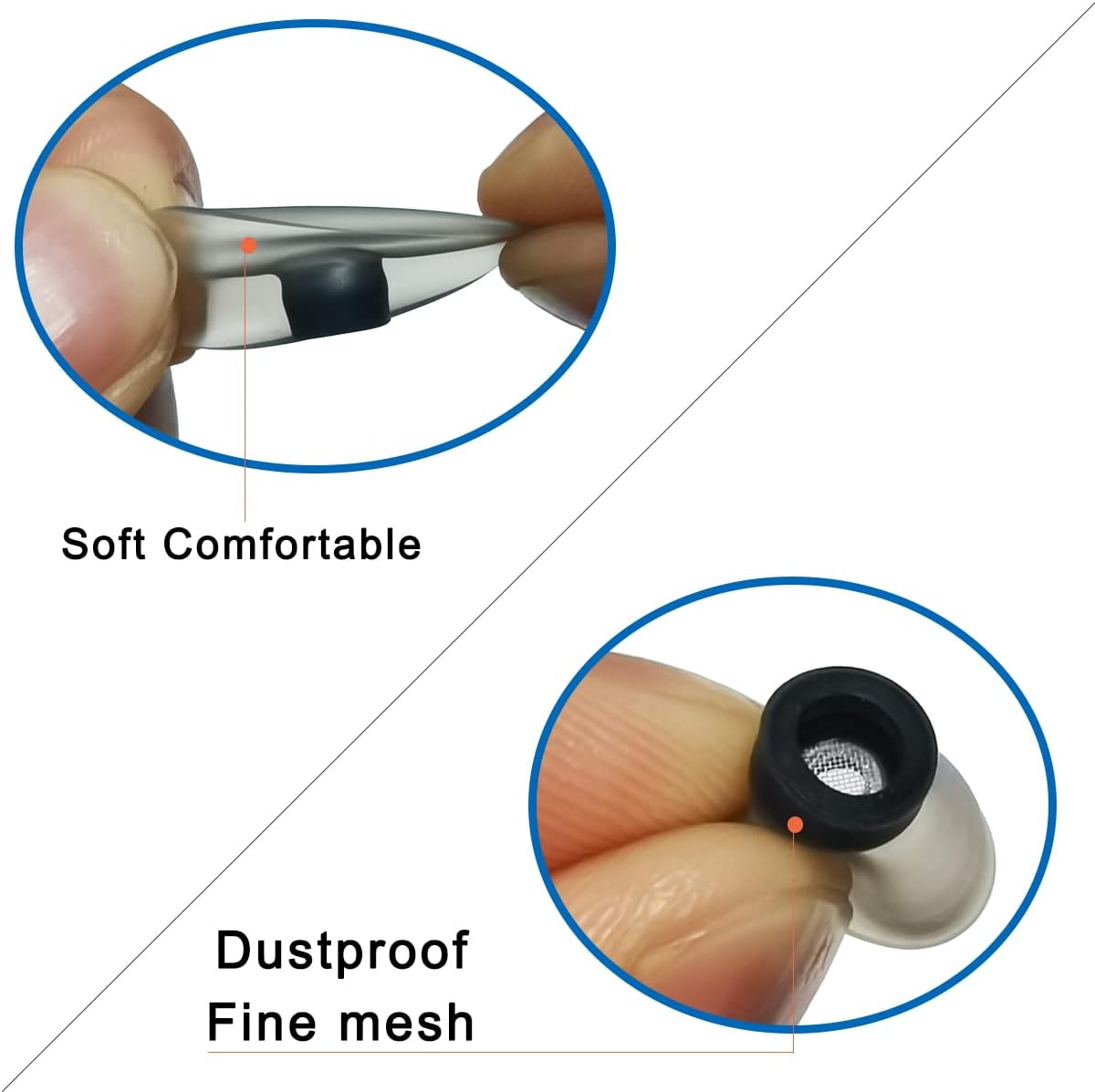 3 Pairs LMS Silicone Ear Tips for Galaxy Buds 2 Dustproof Fine Mesh ...