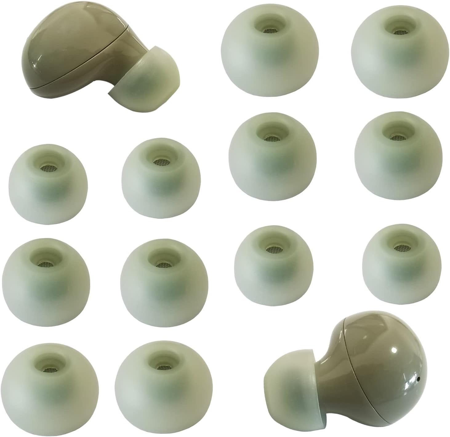 3 Pairs LMS Silicone Ear Tips for Galaxy Buds 2 Dustproof Fine Mesh ...