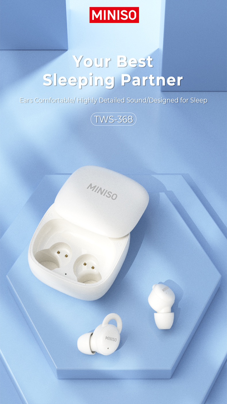 MINISO X10 Sleeping Earbuds IPX5 Waterproof BT5.0 Headphones/Mini X10 ...