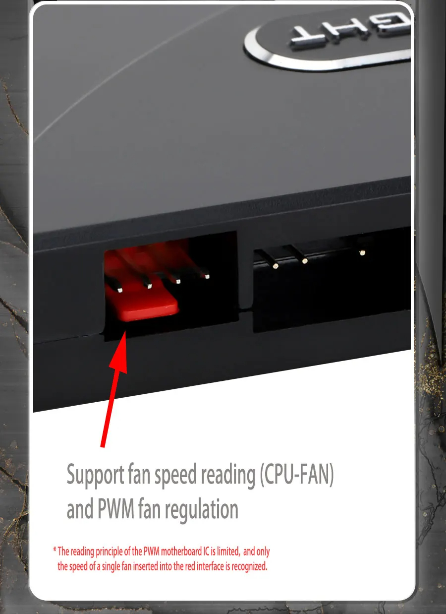 Thermalright PWM Fan Hub ARGB hub 10-Port 4 Pin PC Fan Controller 5/12V Fan Hub Strong Paste ...