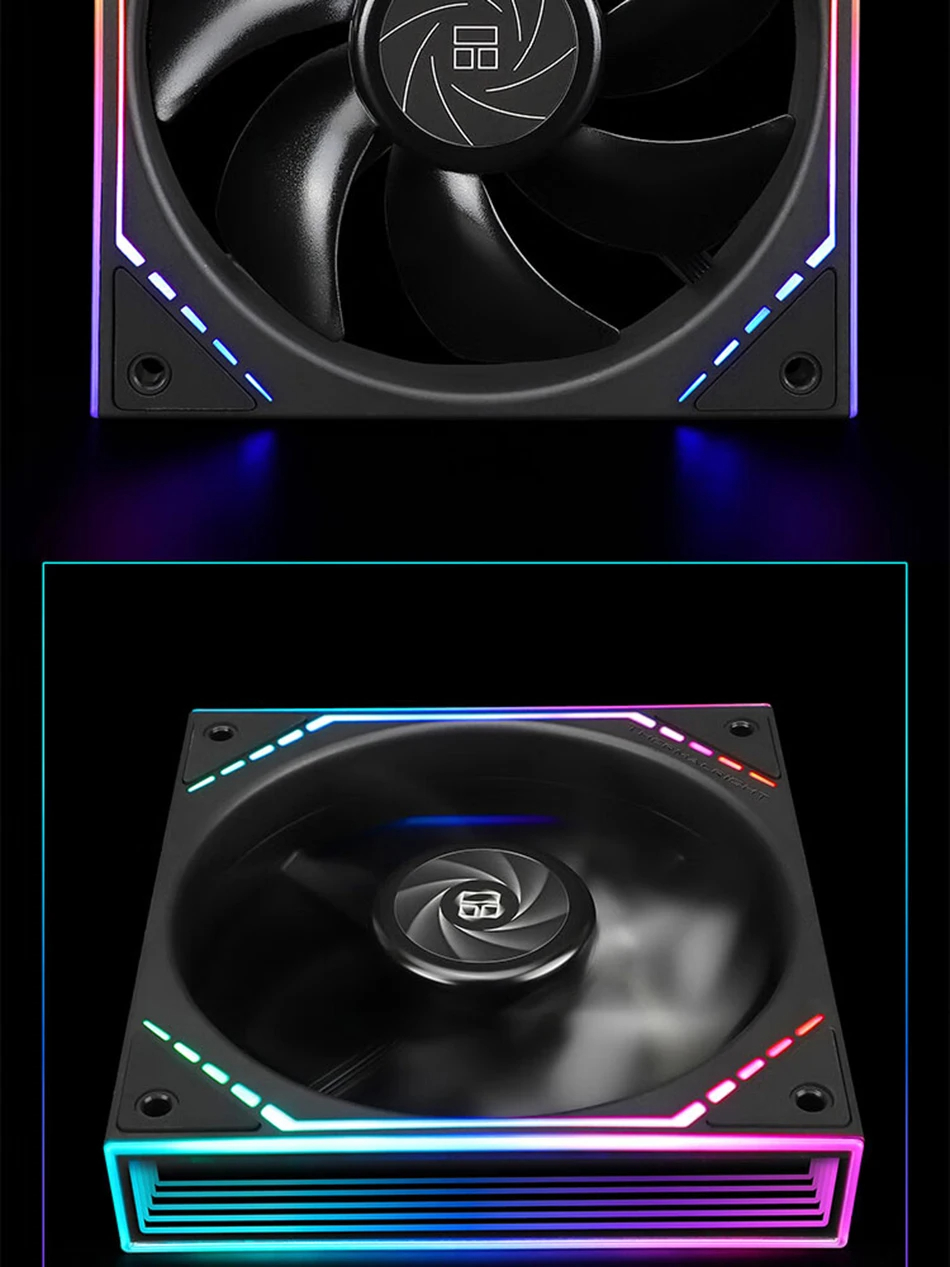 Thermalright TL-M12 ARGB Case Fan 120mm CPU Cooler Fan 1500RPM Speed ...