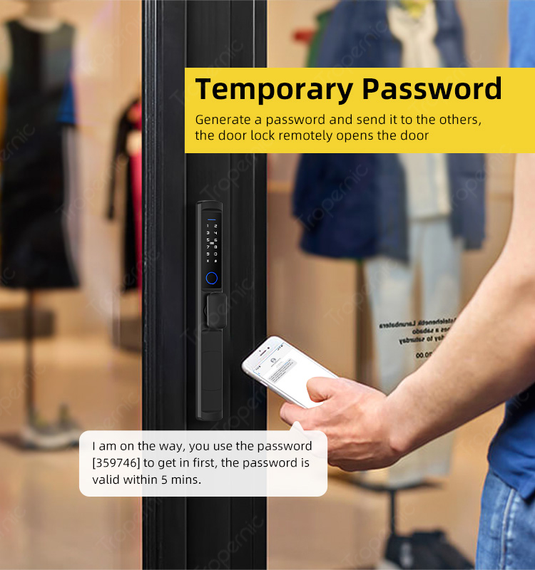 【24h Ship Out】Tuya/TTLOCK Sliding Door Lock Waterproof Smart Door Lock ...