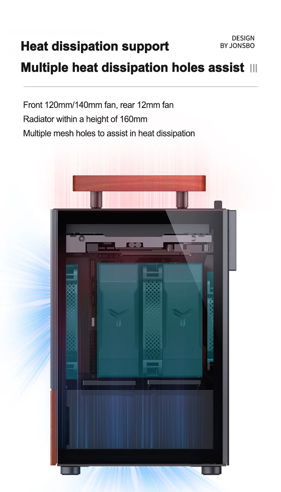JONSBO T6 ITX Handle Case 3mm Aluminum Alloy Shell Type-C Interface ...
