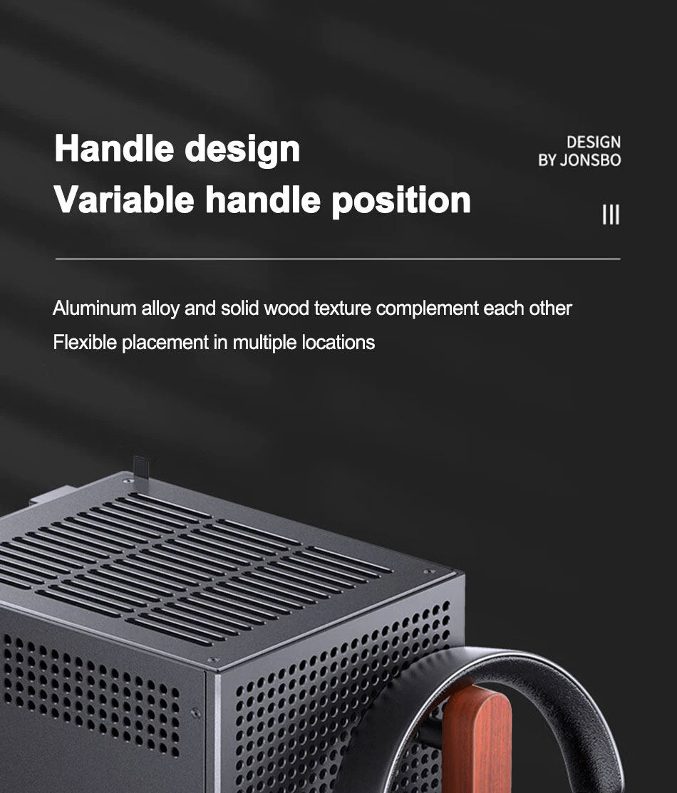 JONSBO T6 ITX Handle Case 3mm Aluminum Alloy Shell Type-C Interface ...
