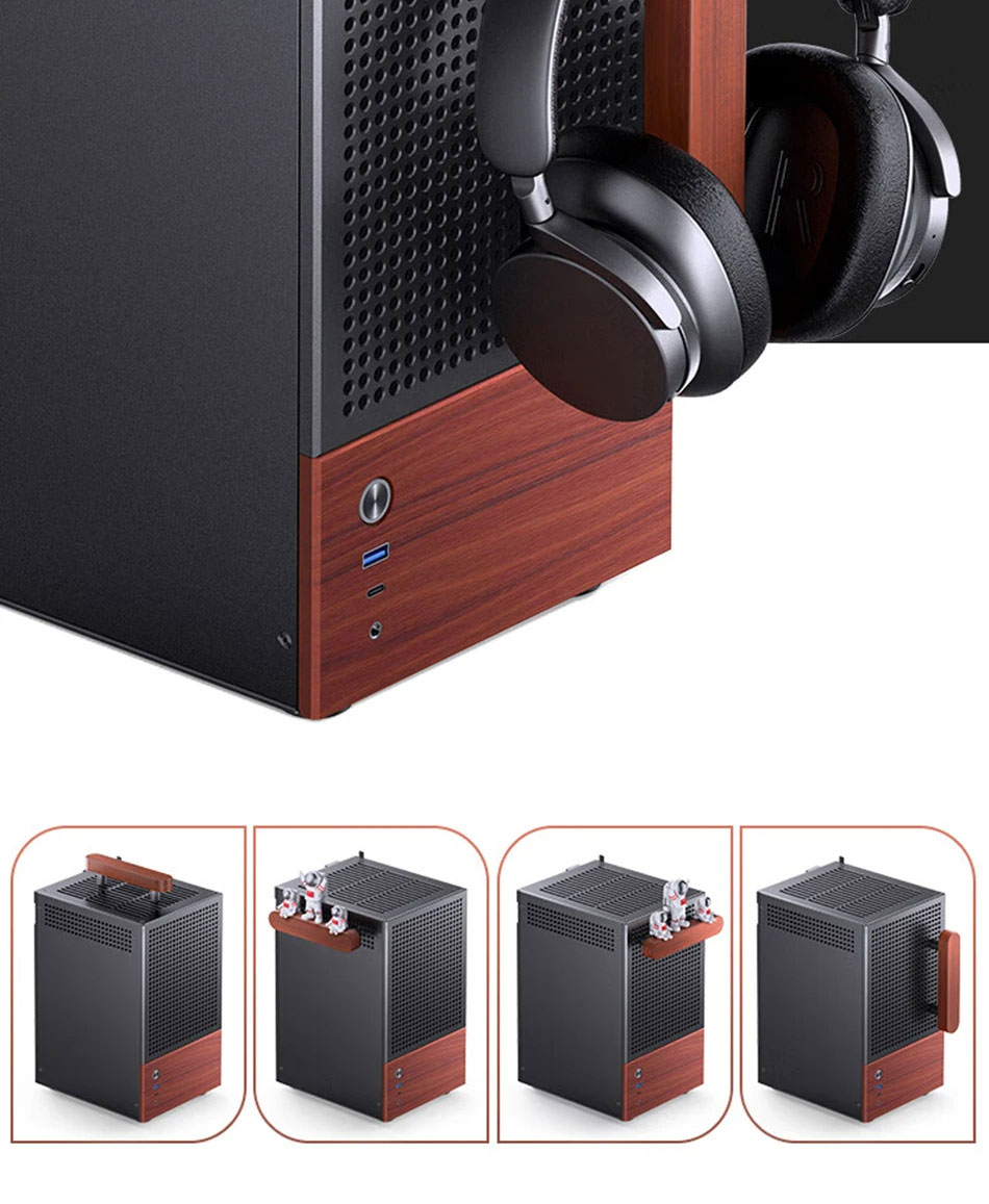 JONSBO T6 ITX Handle Case 3mm Aluminum Alloy Shell Type-C Interface ...