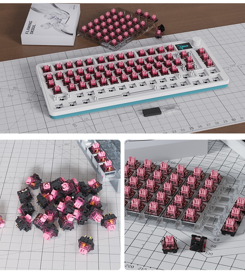 -LW- FLAMING SKULL FS Switch Customized Mechanical Keyboard Switch ...