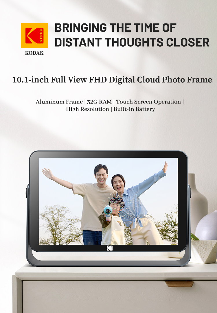 KODAK RWF-109 WiFi Digital Photo Frame 10.1-inch FHD Touch Screen ...