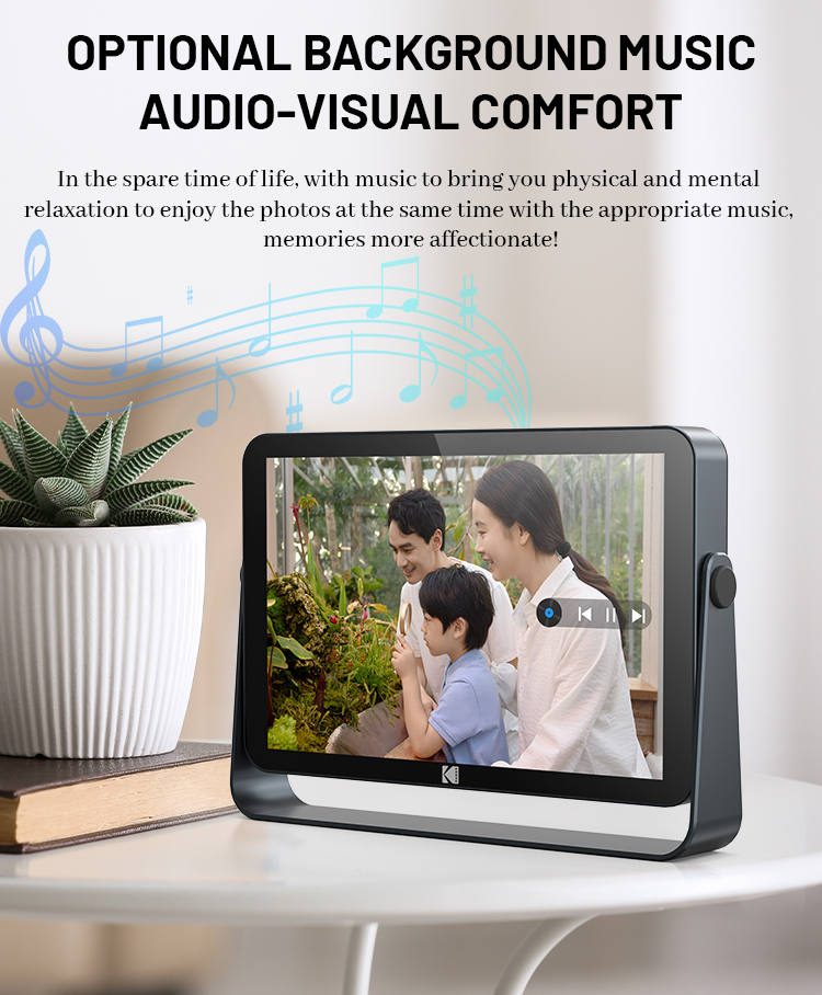 KODAK RWF-109 WiFi Digital Photo Frame 10.1-inch FHD Touch Screen ...