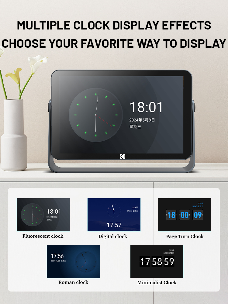 KODAK RWF-109 WiFi Digital Photo Frame 10.1-inch FHD Touch Screen ...