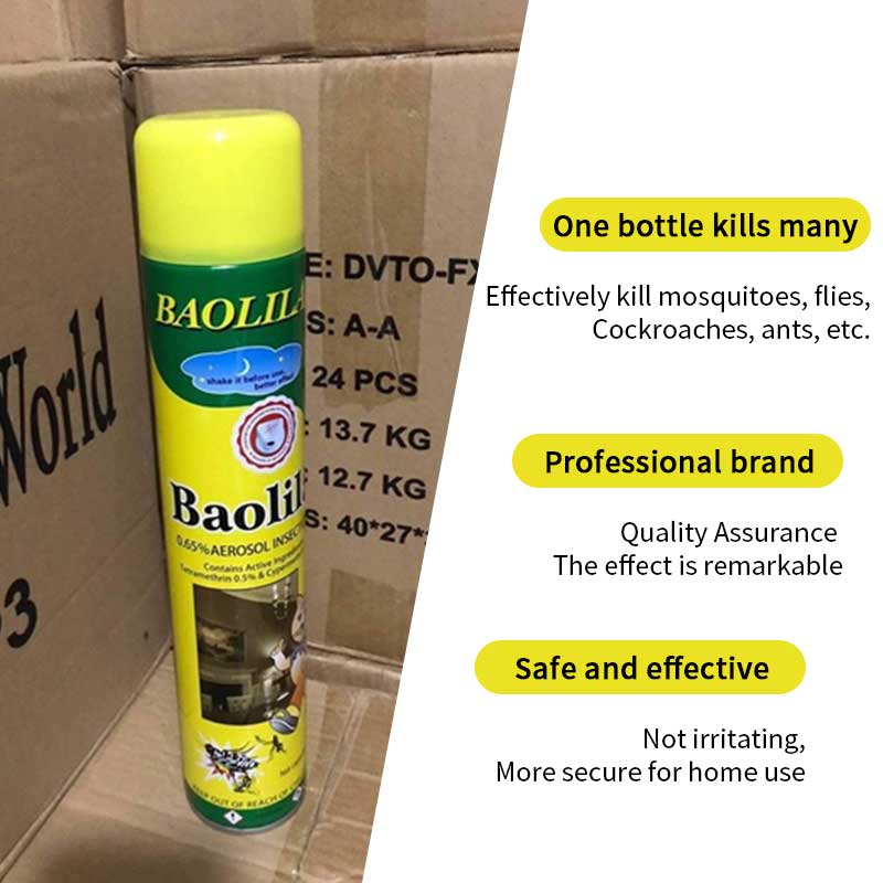 24pcs Baolilai insecticide spray insect killer mosquito spray 750ml ...