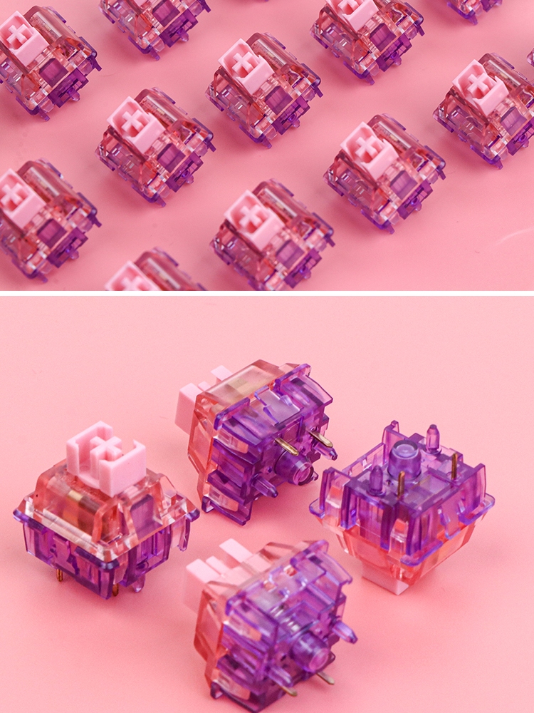 EPOMAKER Flamingo switch 35 PCS linear factory lubricated switch POM ...