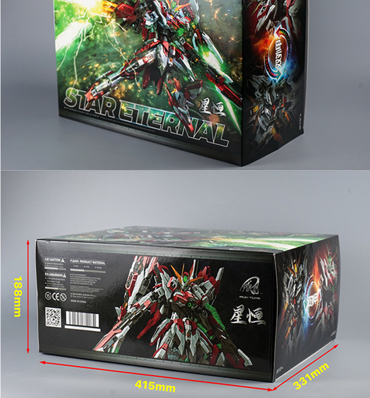 Iron TOYS TC-02 START ETERNAL MG Assembled Mecha 1/100 Star ETERNAL Judgment Alloy Frame ...