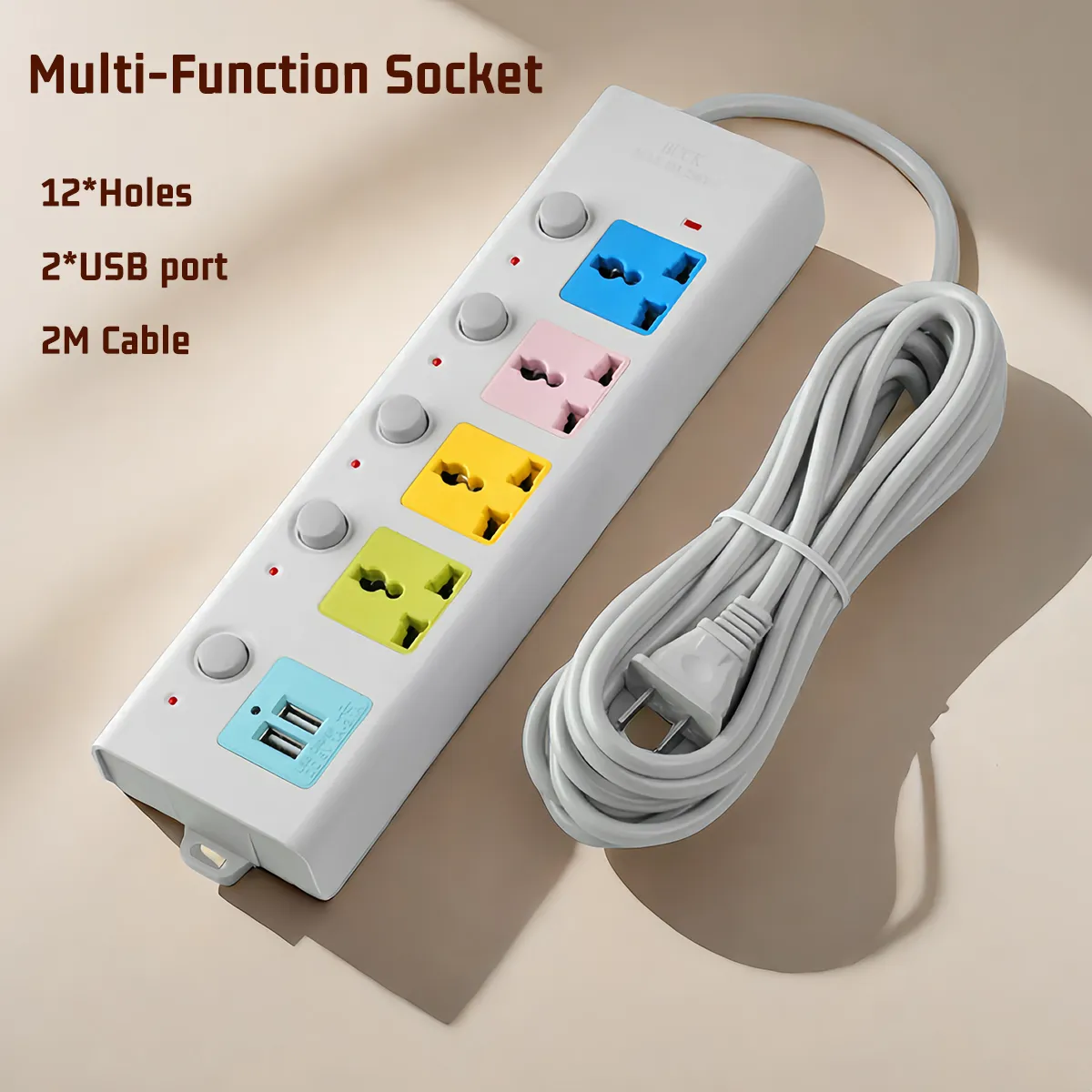 Portable Multi - Hole USB Charging Port Socket with Independent ...